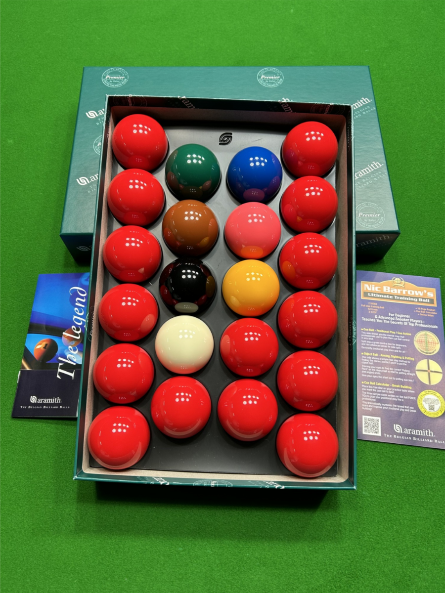 אריאל שולחנות משחק - ציוד לסנוקר +שולחנות rasson - סט כדורים aramith 22 ...